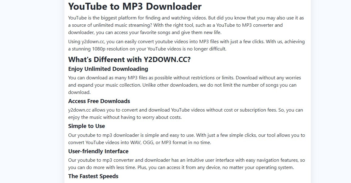 ≡ Y2DOWN Конвертер MP4 онлайн 2025 Ξ HD 1080p | Бесплатно | Быстро